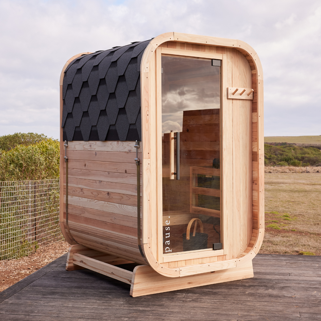 Pause. Traditional Outdoor Sauna - 2 Person – Pause Wellness Australia